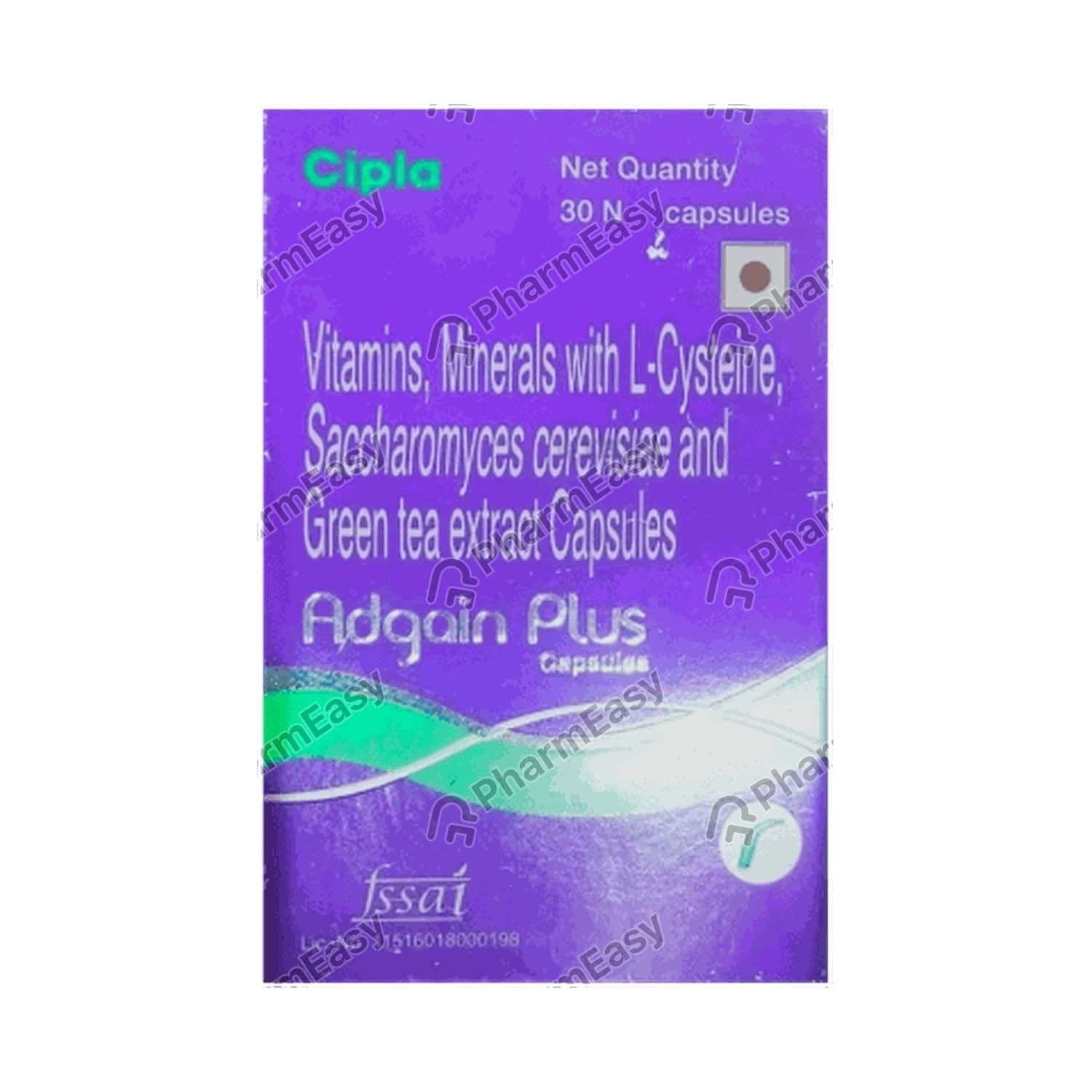 Buy Adgain Plus Bottle Of 30 Capsules Online at Flat 15% OFF | PharmEasy