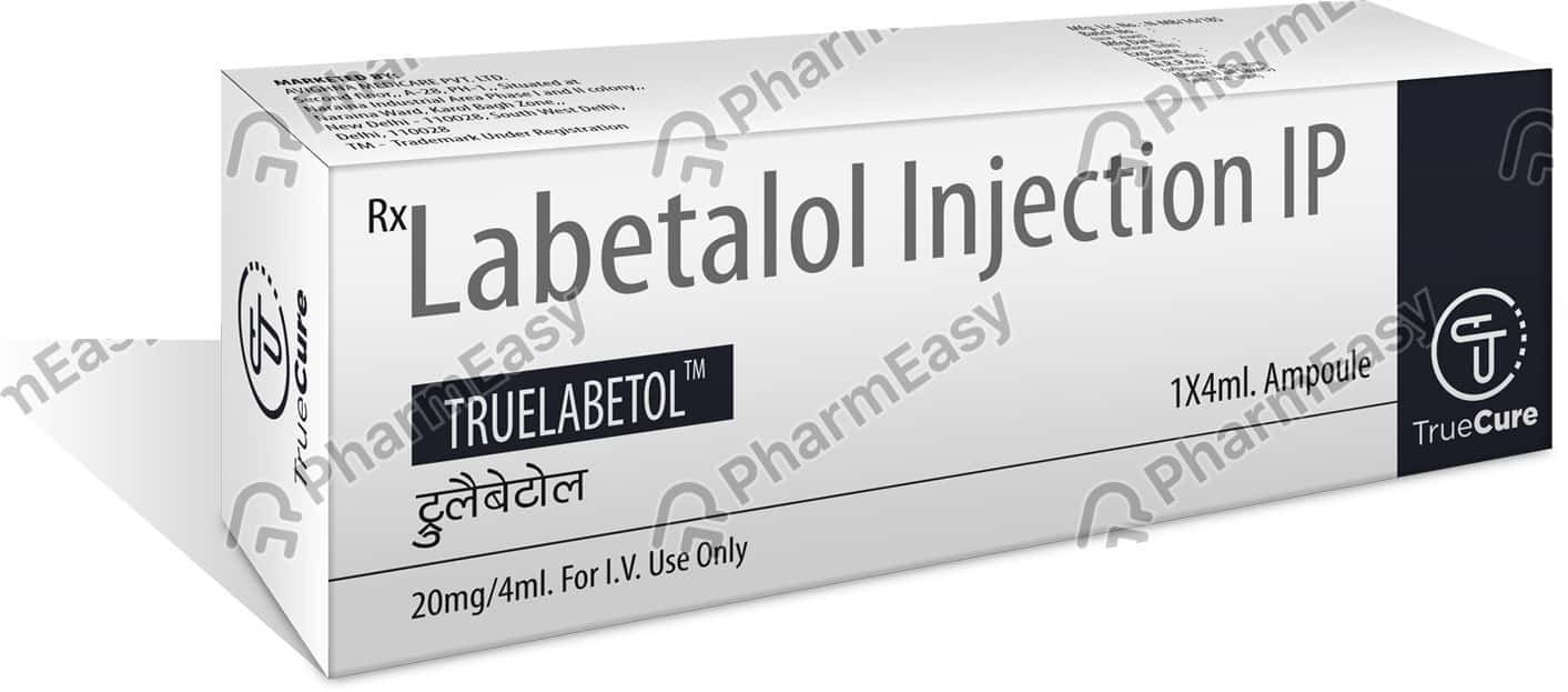 Truelabetol 20 MG/4ML Injection (4): Uses, Side Effects, Price & Dosage ...