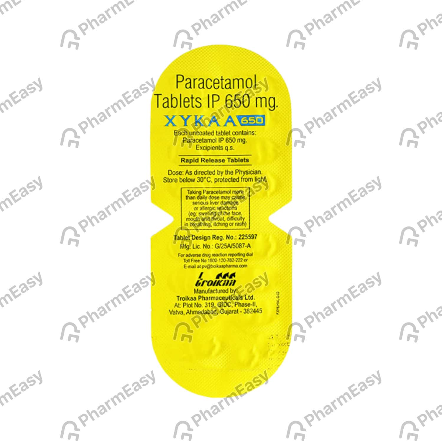 Xykaa 650 MG Tablet (15): Uses, Side Effects, Price & Dosage | PharmEasy