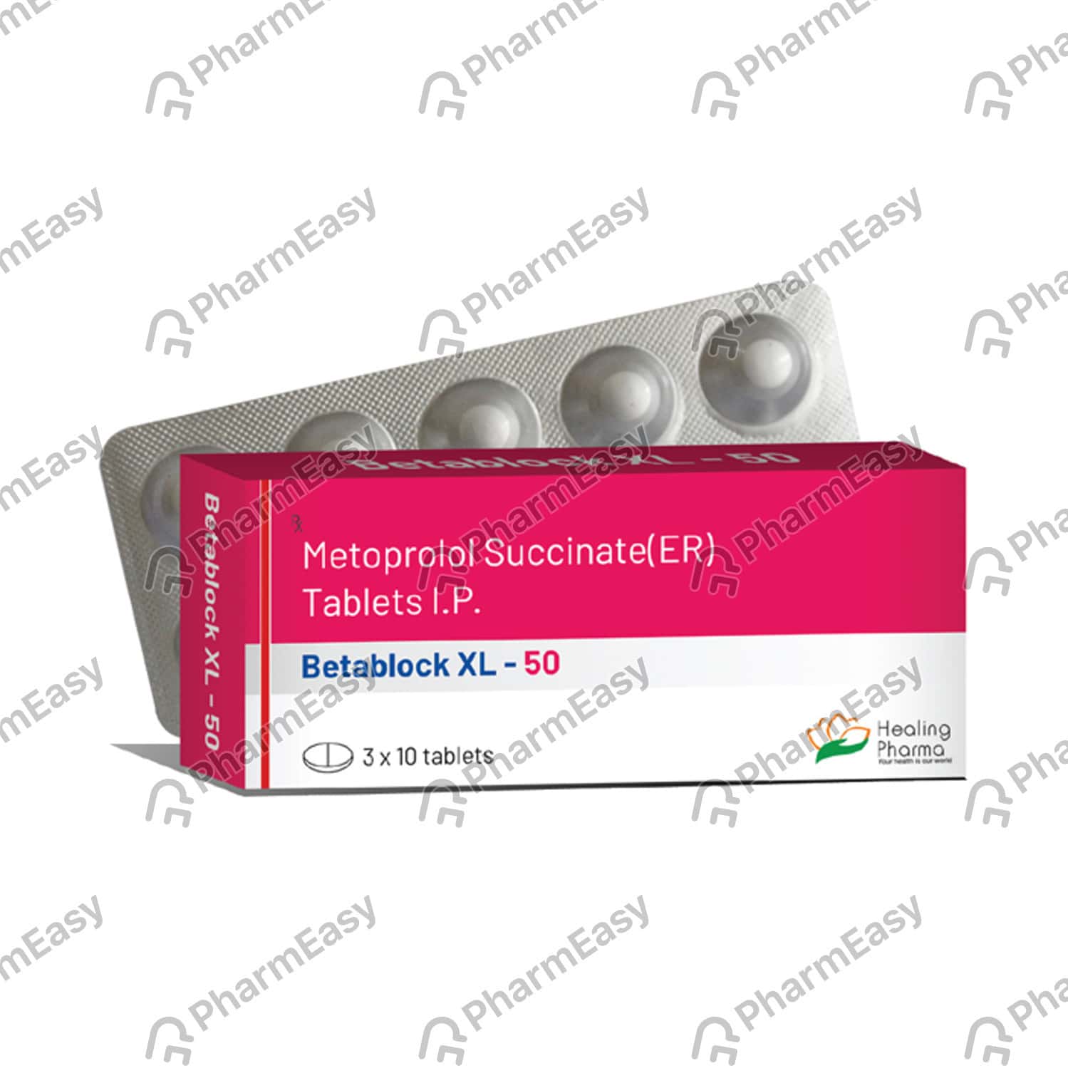 Betablock Xl 50 MG Tablet (10): Uses, Side Effects, Price & Dosage ...