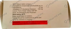 Daparyl V 10/100mg Strip Of 10 Tablets: Uses, Side Effects, Price ...