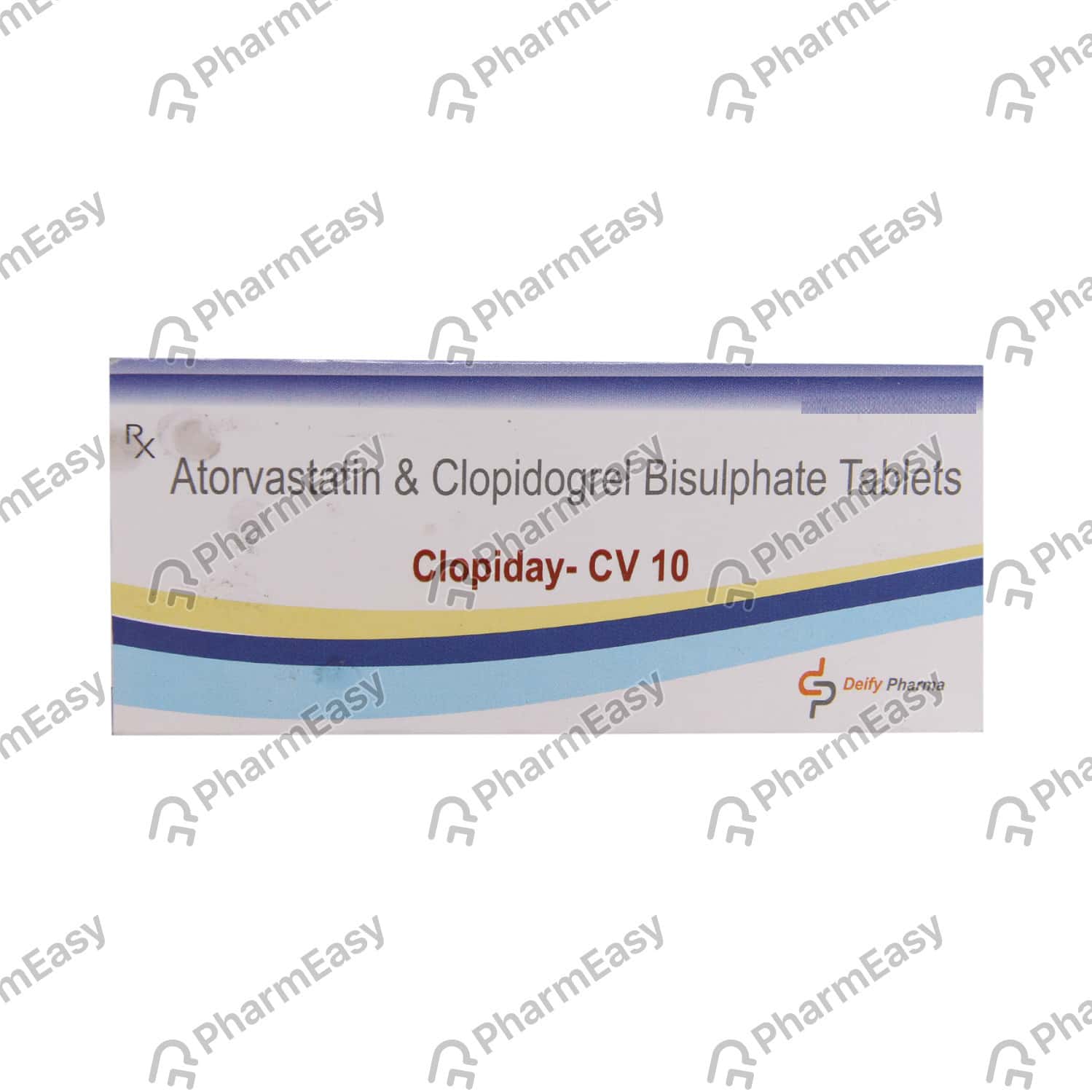 Clopiday Cv 10mg Strip Of 10 Tablets: Uses, Side Effects, Price ...