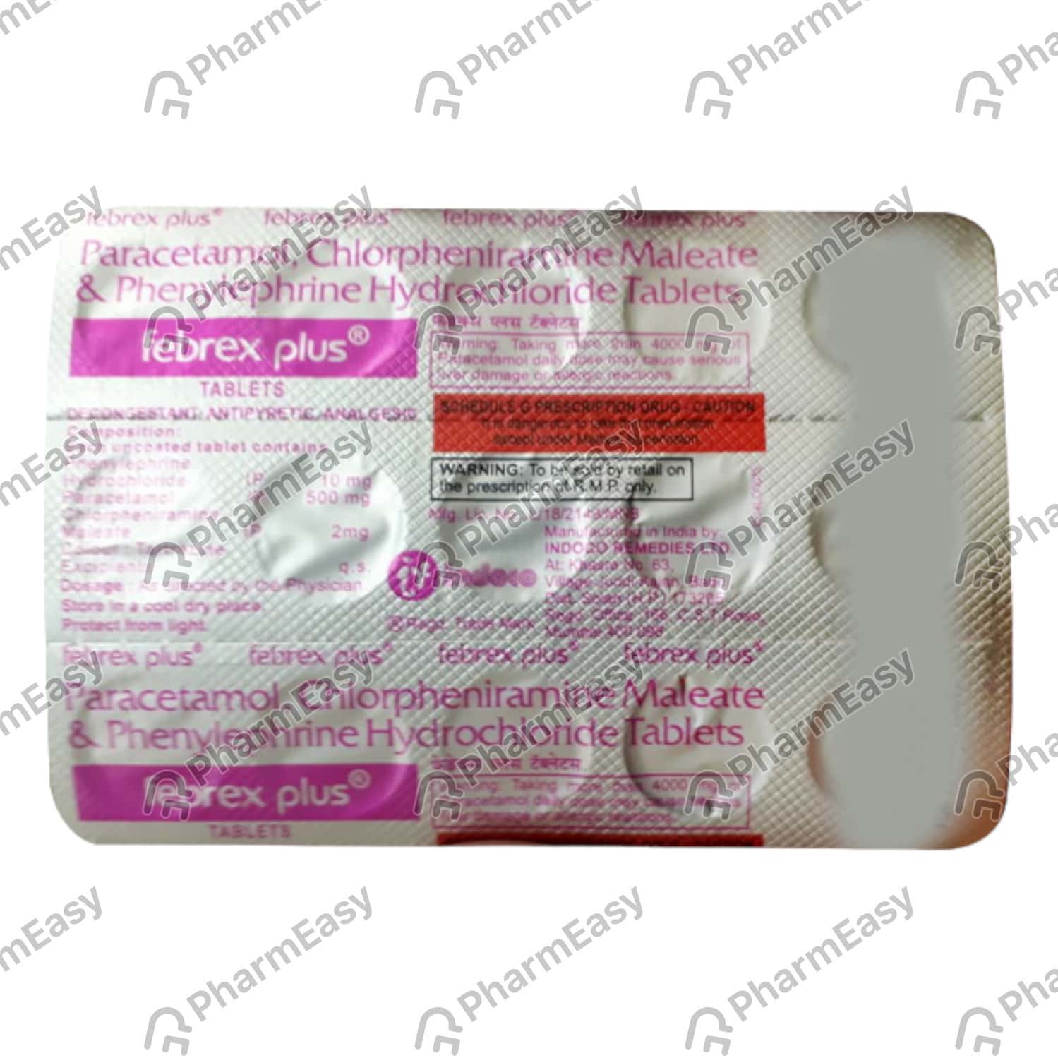 Febrex Plus Strip Of 15 Tablets: Uses, Side Effects, Price & Dosage ...
