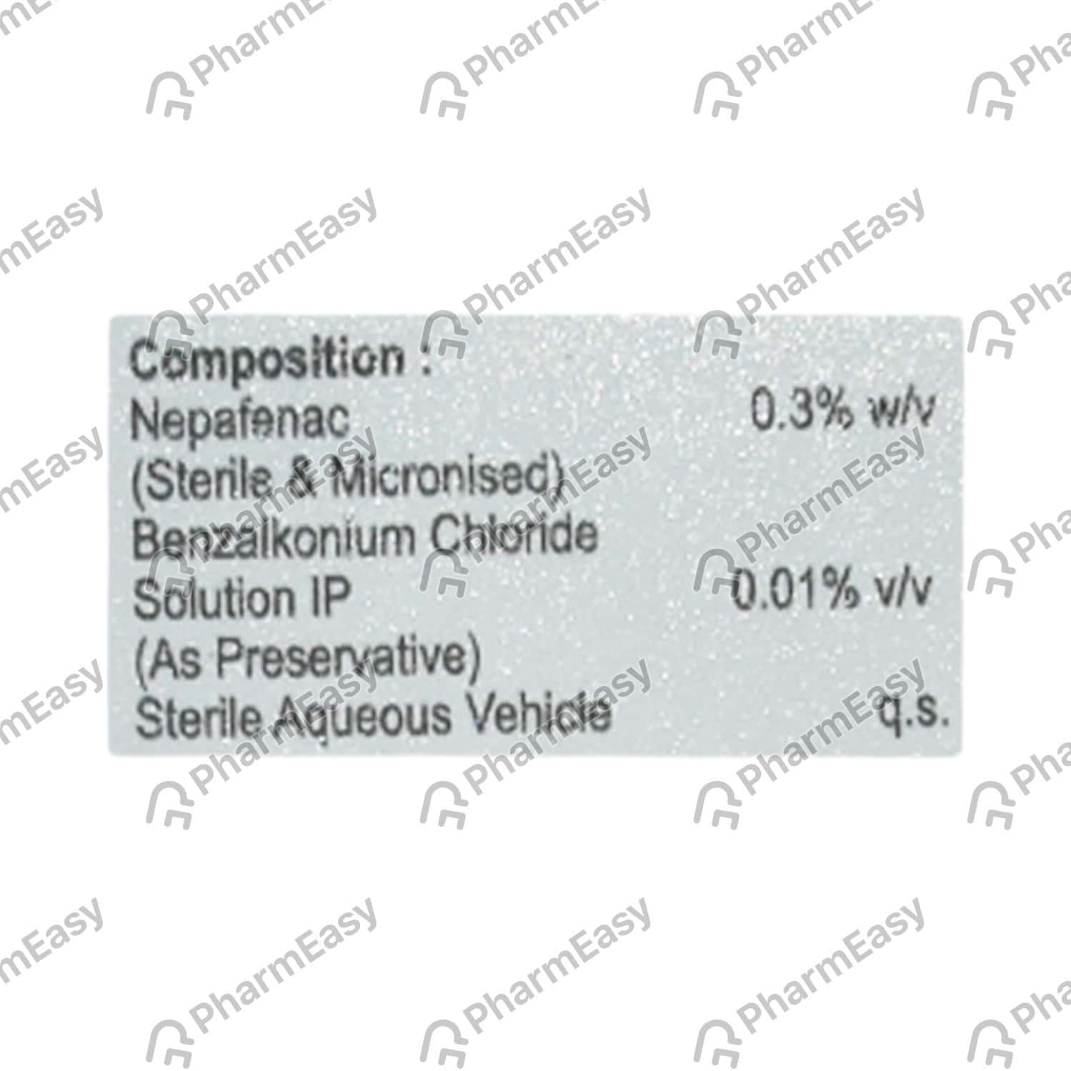 Nepaonce 0.3 %W/V Eye Drop (3): Uses, Side Effects, Price & Dosage ...