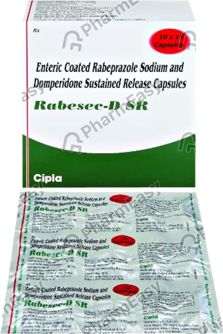 Rabesec Dsr Strip Of 15 Capsules: Uses, Side Effects, Price & Dosage ...