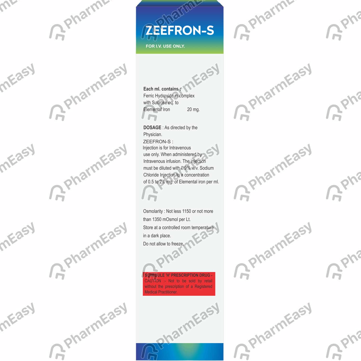 Buy Zeefron S 20 MG/ML Injection (5) Online at Flat 15% OFF | PharmEasy