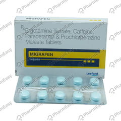 Buy Migrafen Strip Of 10 Tablets Online at Flat 15% OFF | PharmEasy