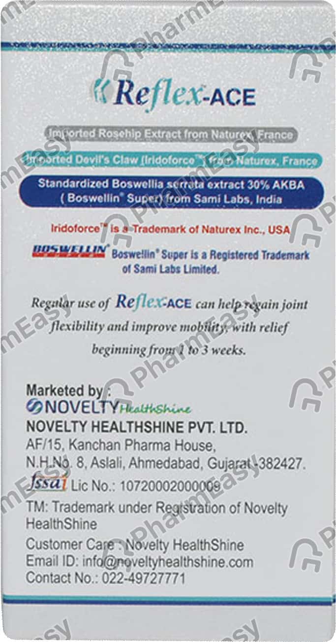 Buy Reflex Ace Bottle Of 14 Capsules Online at Flat 15% OFF | PharmEasy