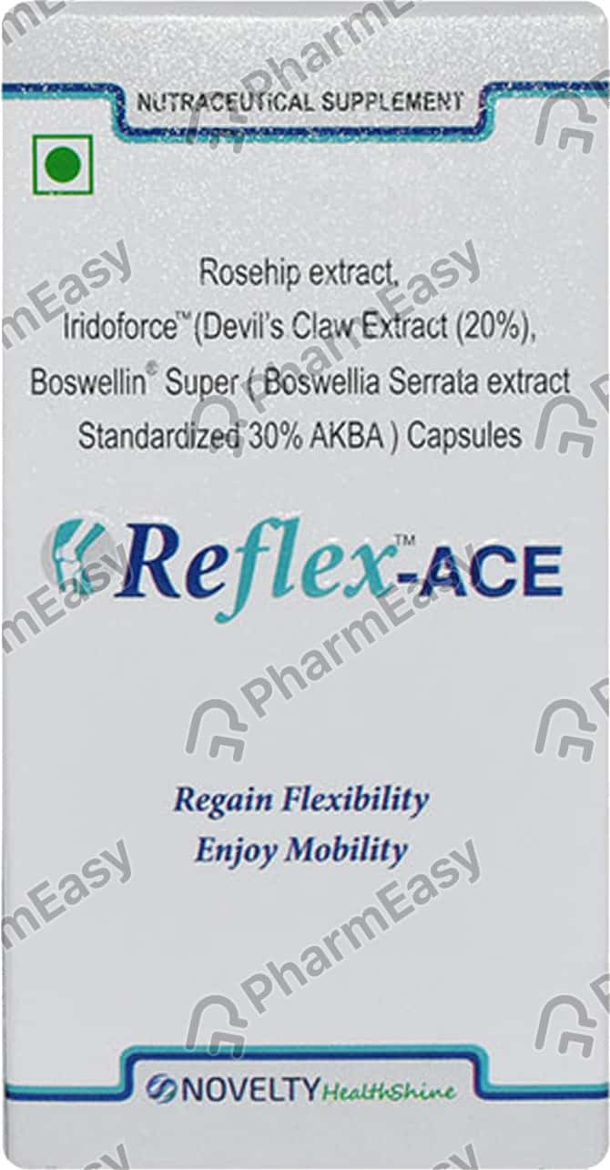 Buy Reflex Ace Bottle Of 14 Capsules Online & Save Up to 24% at PharmEasy
