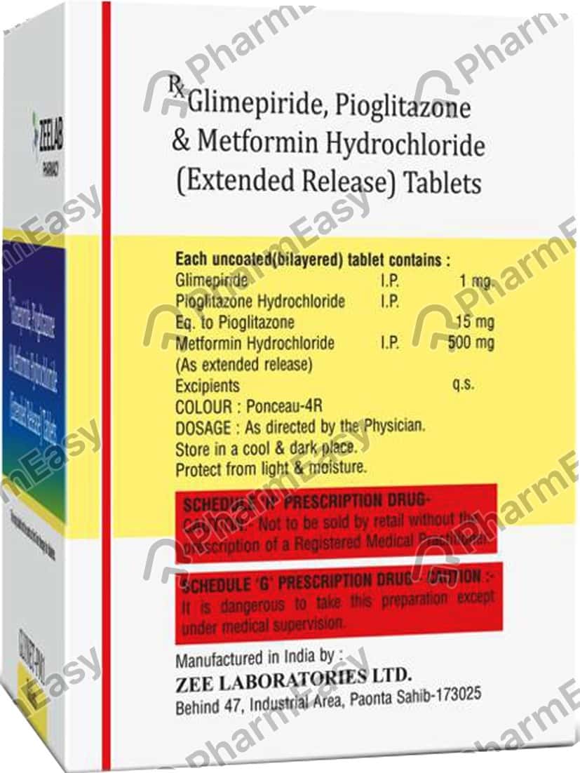 Glynet Pm 1mg Strip Of 10 Tablets: Uses, Side Effects, Price & Dosage ...