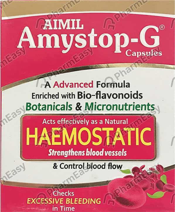 Buy AMYSTOP G STRIP OF 20 CAPSULES Online & Get Upto 60% OFF at PharmEasy