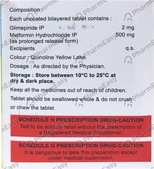 Apriglim M2 Strip Of 15 Tablets: Uses, Side Effects, Price & Dosage ...