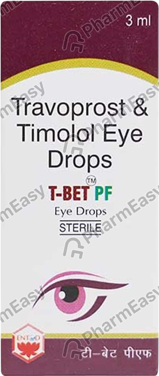 T Bet Pf Bottle Of 3ml Eye Drops: Uses, Side Effects, Price & Dosage ...