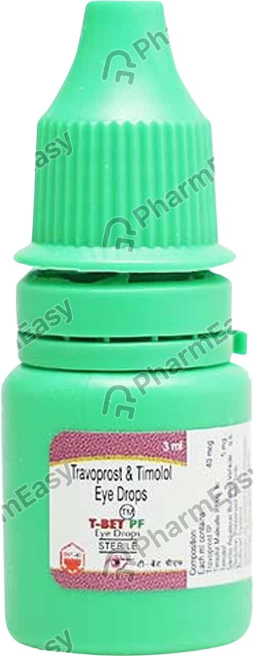 T Bet Pf Eye Drops 3ml: Uses, Side Effects, Price & Dosage | PharmEasy