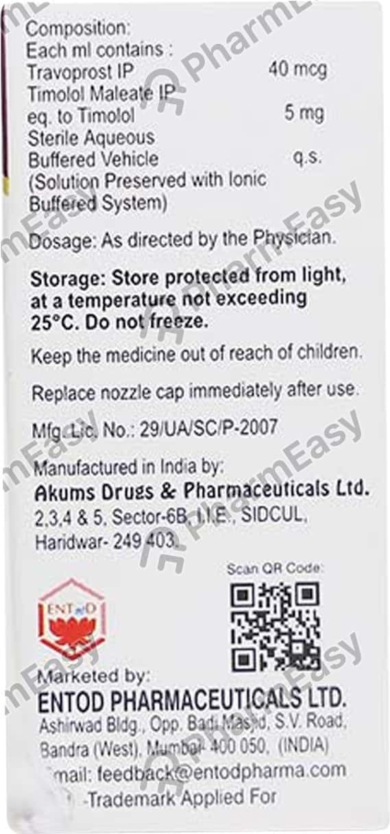 T Bet Pf Eye Drops 3ml: Uses, Side Effects, Price & Dosage | PharmEasy