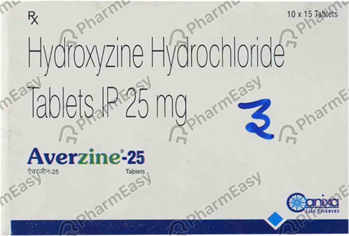 Averzine 25 MG Tablet (15): Uses, Side Effects, Price & Dosage | PharmEasy