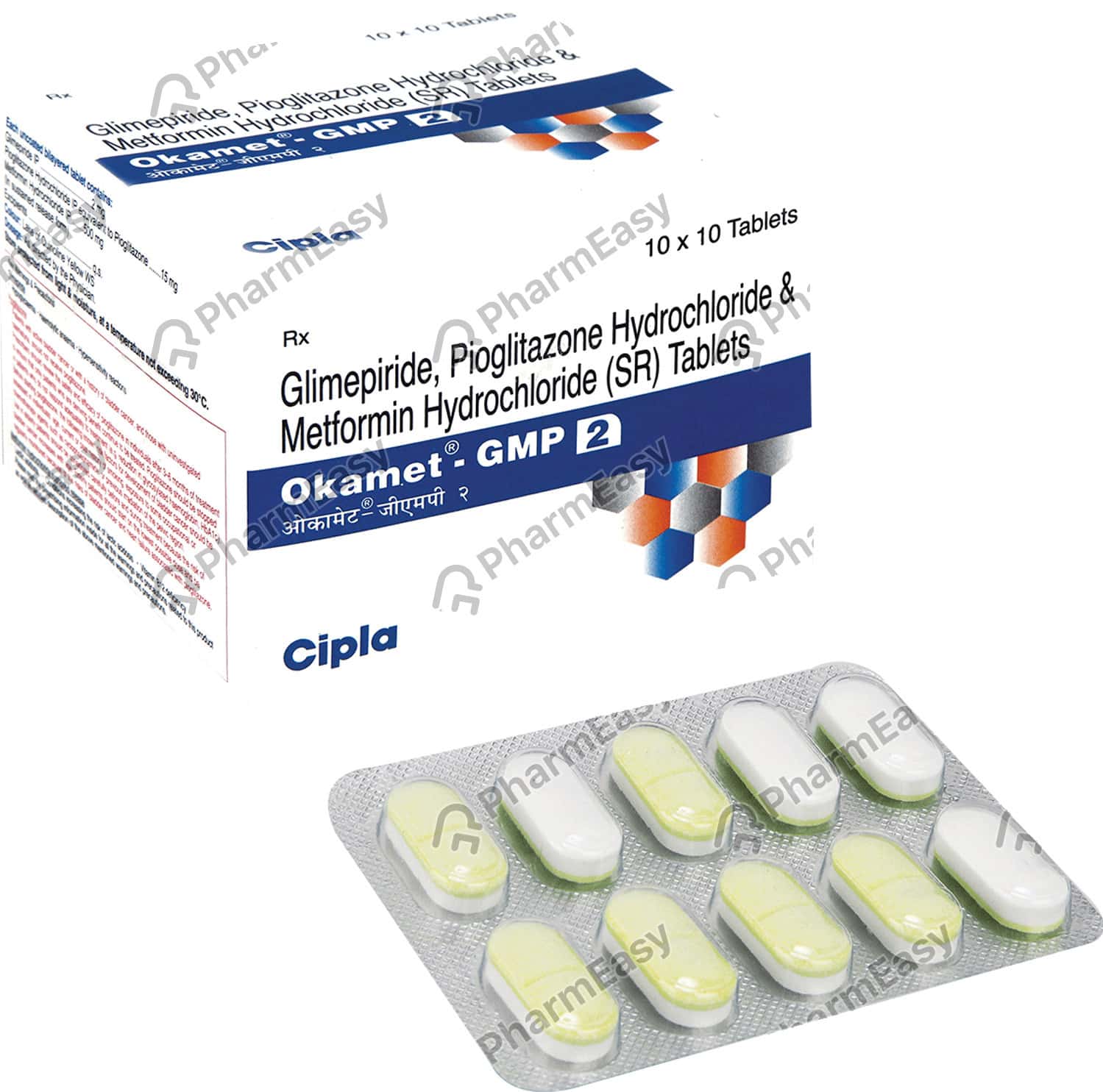 Buy Okamet Gmp 2mg Strip Of 10 Tablets Online at Flat 15% OFF | PharmEasy
