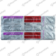Sitaxa M 50/500mg Strip Of 15 Tablets: Uses, Side Effects, Price ...