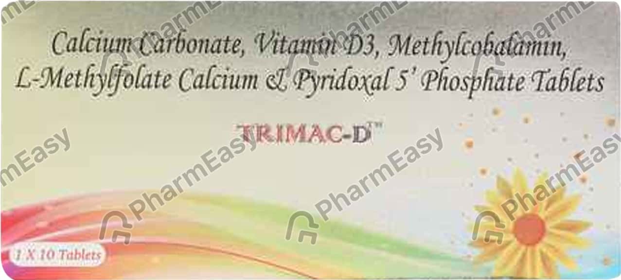 Buy Trimac D Strip Of 10 Tablets Online at Flat 15% OFF | PharmEasy