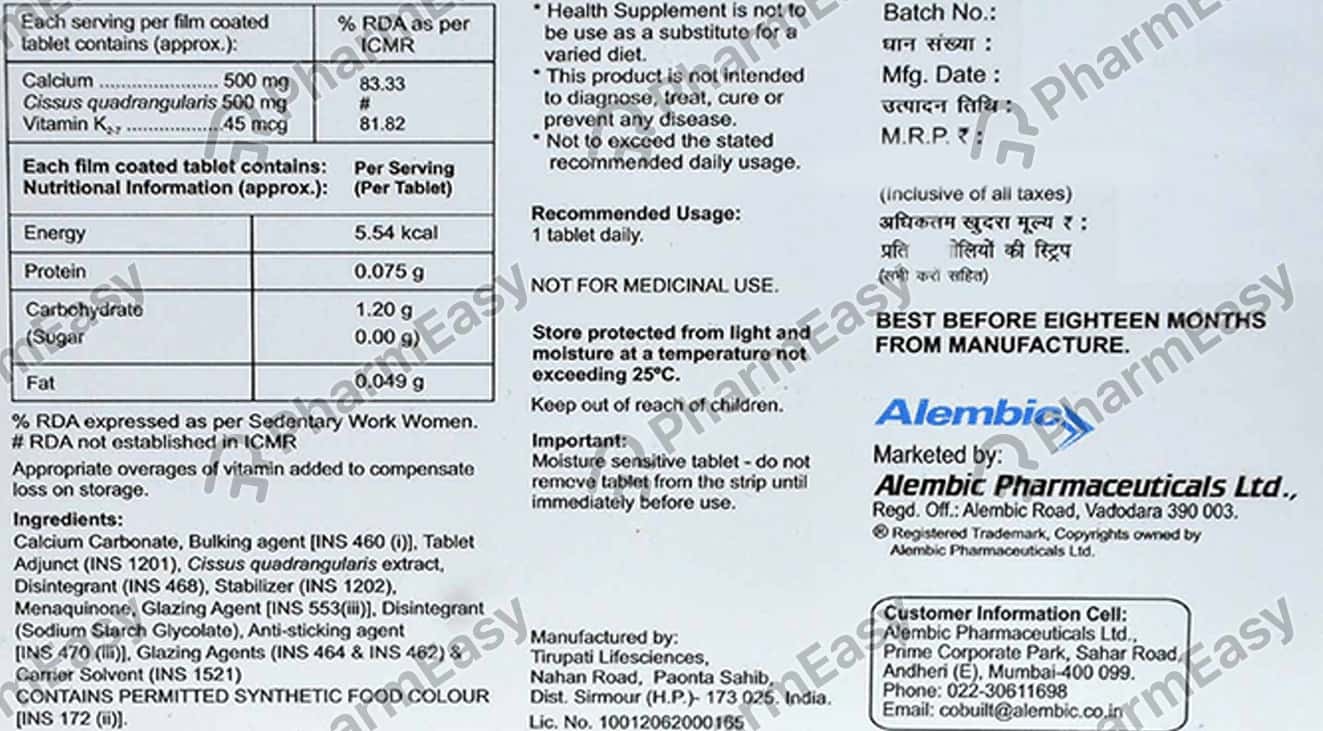 Buy Cobuilt Plus Strip Of 14 Tablets Online at Flat 15% OFF | PharmEasy