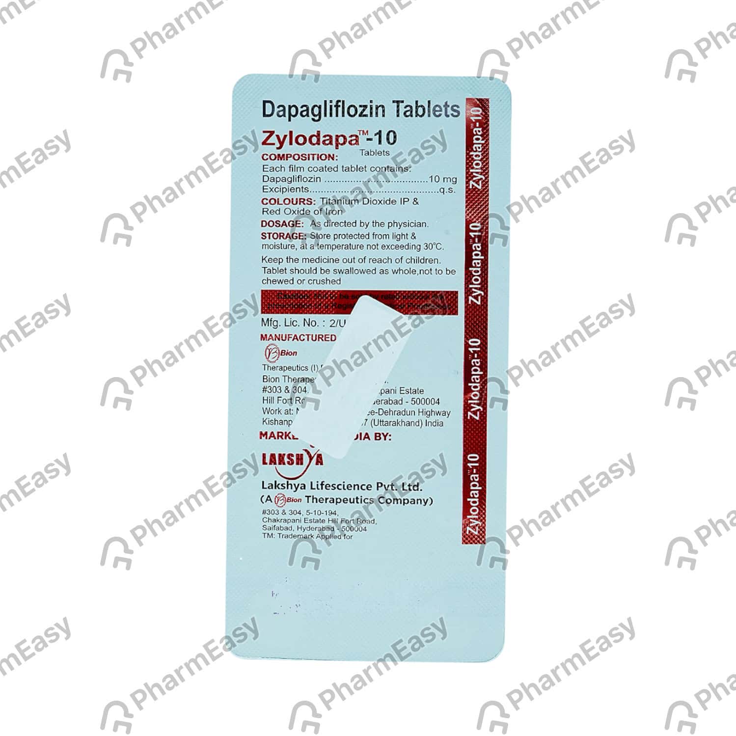 Zylodapa 10 MG Tablet (14): Uses, Side Effects, Price & Dosage | PharmEasy