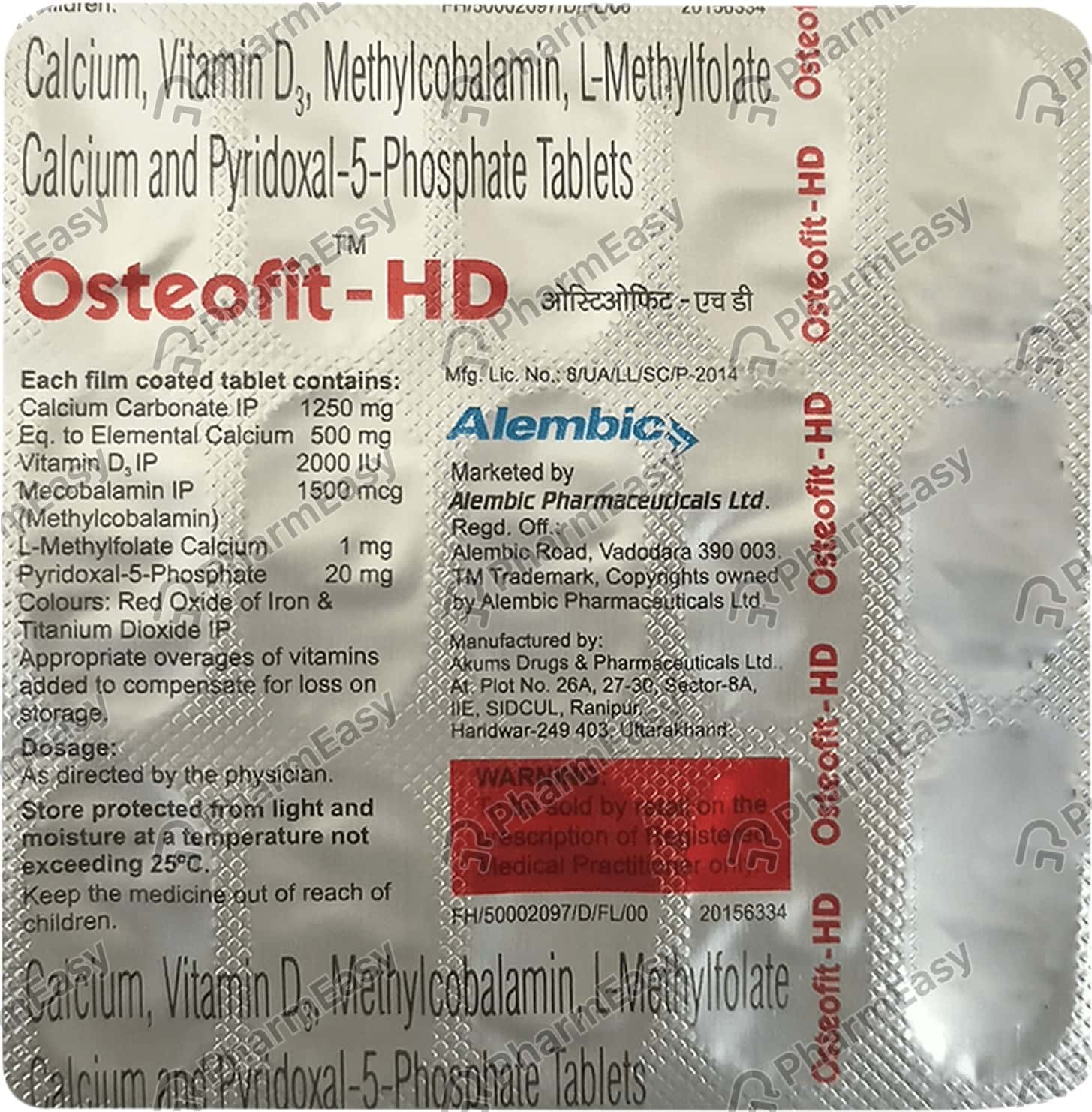 Buy Osteofit Hd Strip Of 15 Tablets Online at Flat 15% OFF | PharmEasy