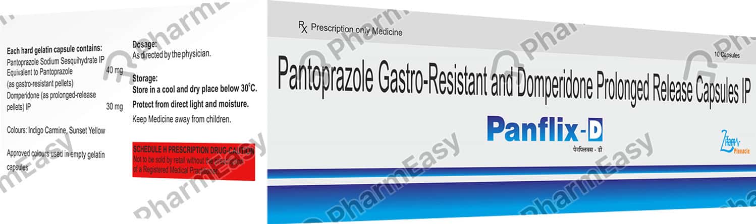 Panflix D Strip Of 10 Capsules: Uses, Side Effects, Price & Dosage ...