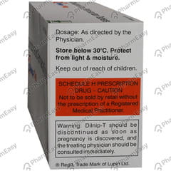 Dilnip T 40mg Strip Of 15 Tablets: Uses, Side Effects, Price & Dosage ...