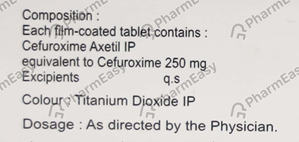 Axifur 250 MG Tablet (10): Uses, Side Effects, Price & Dosage | PharmEasy