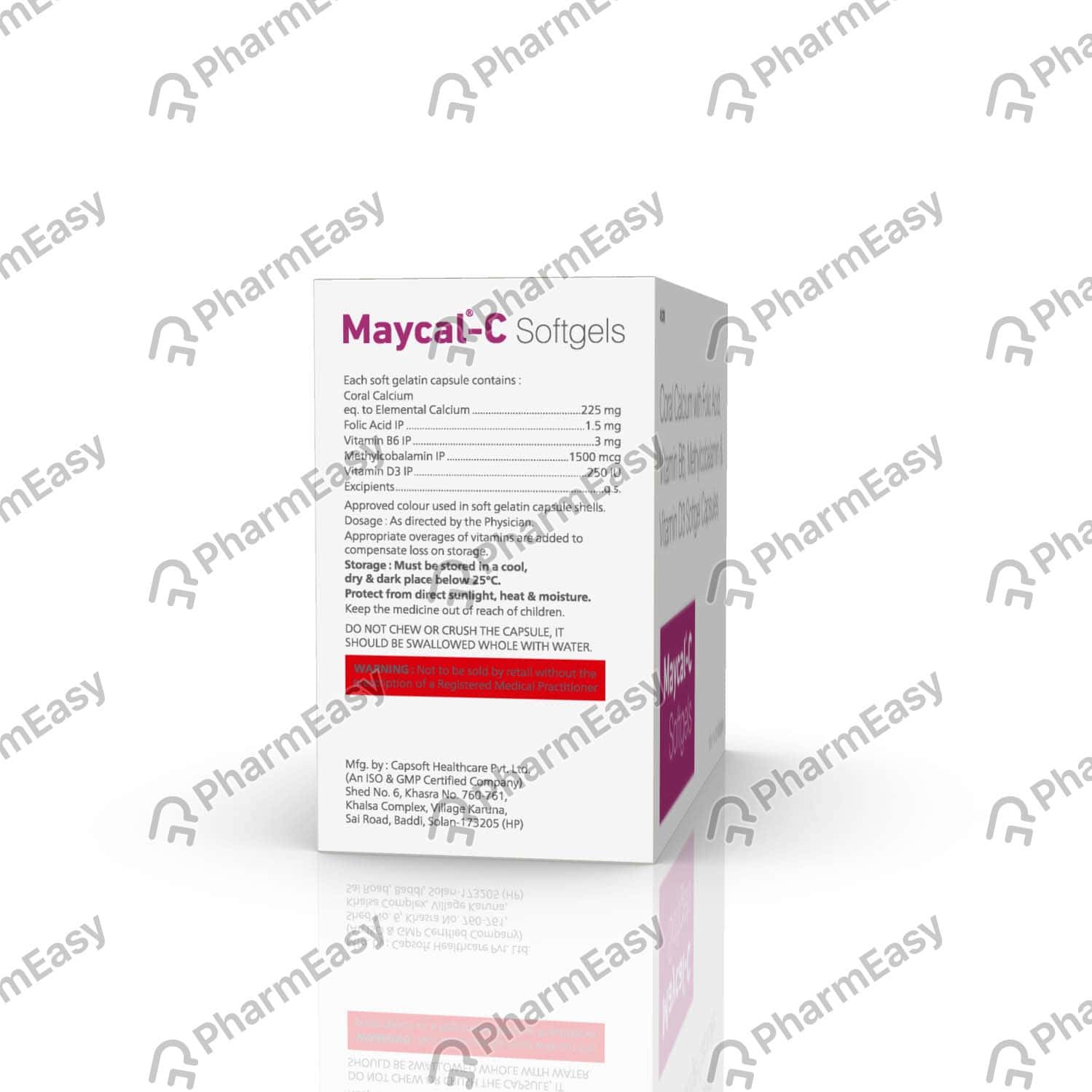 Buy Maycal C Strip Of 10 Softgel Capsules Online at Flat 15% OFF ...