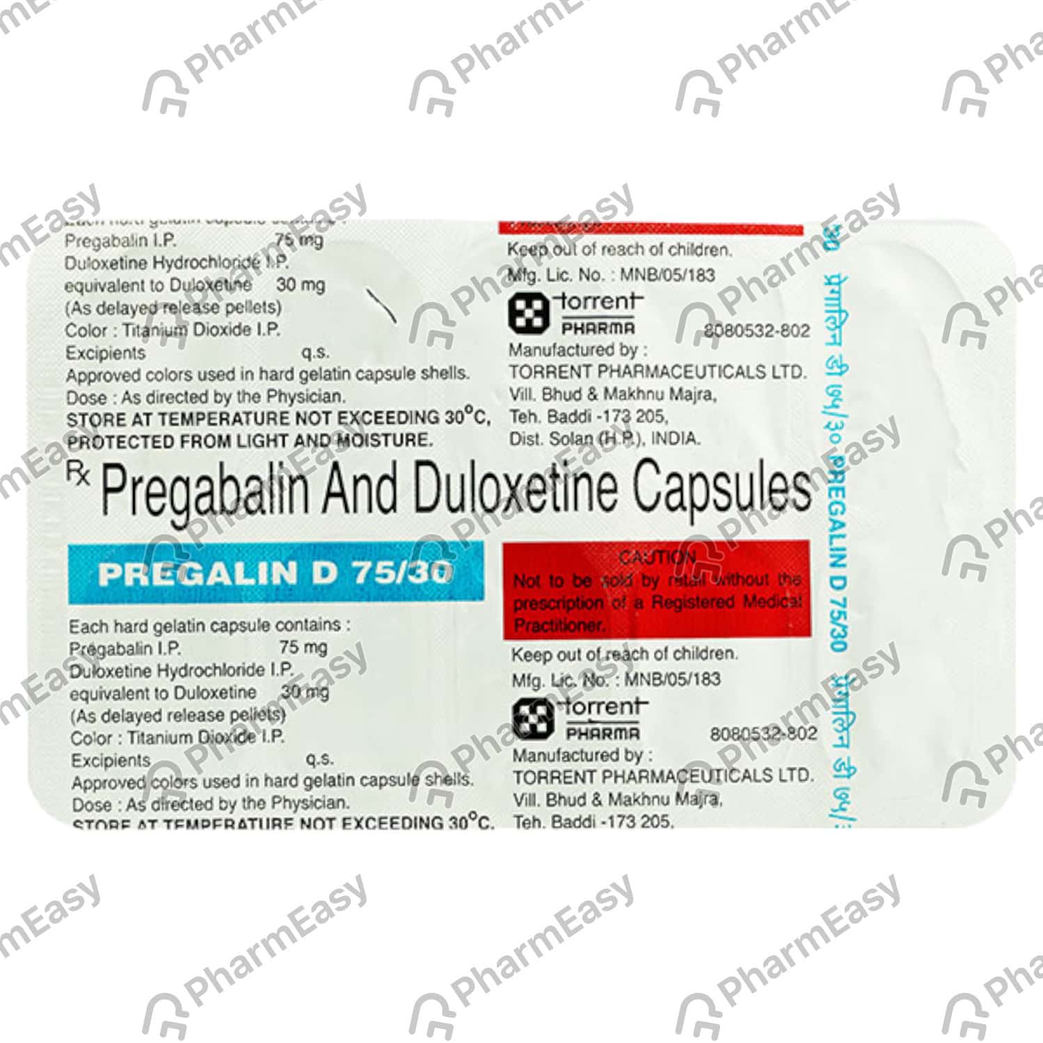 Pregalin D 75/30 Strip Of 10 Capsules: Uses, Side Effects, Price ...