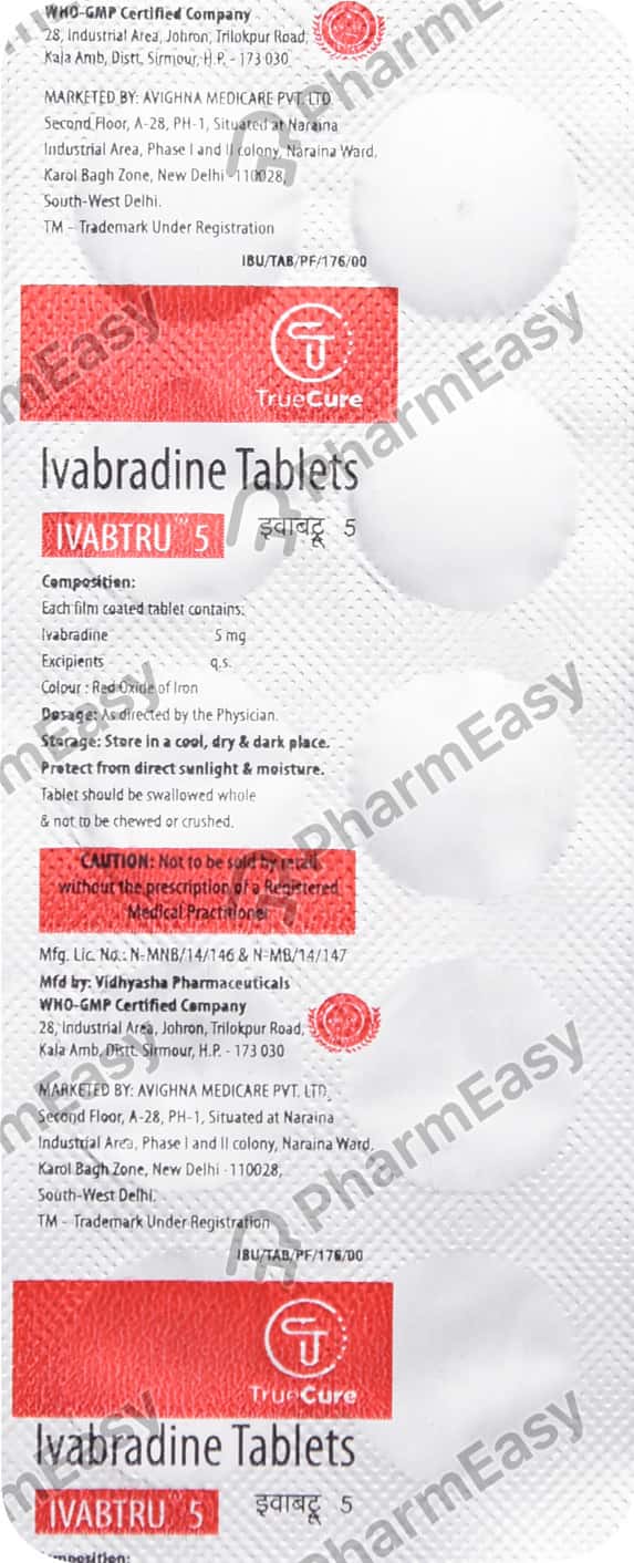 Buy Ivabtru 5 MG Tablet (10) Online at Flat 15% OFF | PharmEasy