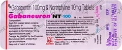 Gabaneuron Nt 100/10mg Strip Of 15 Tablets: Uses, Side Effects, Price ...
