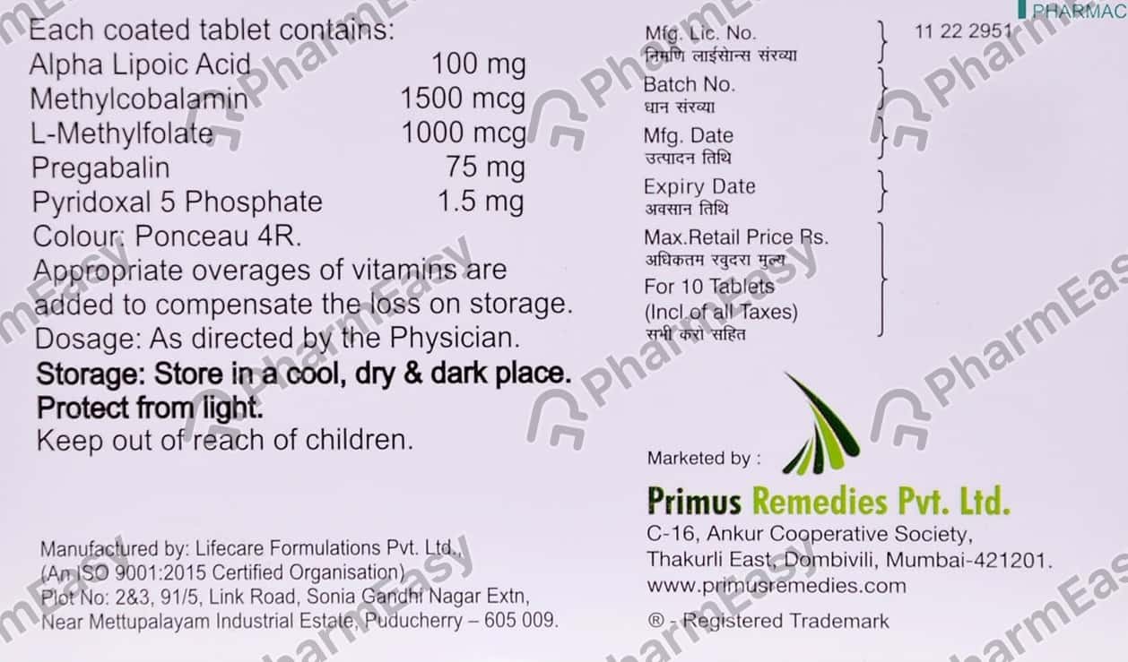 Buy Axonrich Strip Of 10 Tablets Online at Flat 15% OFF | PharmEasy