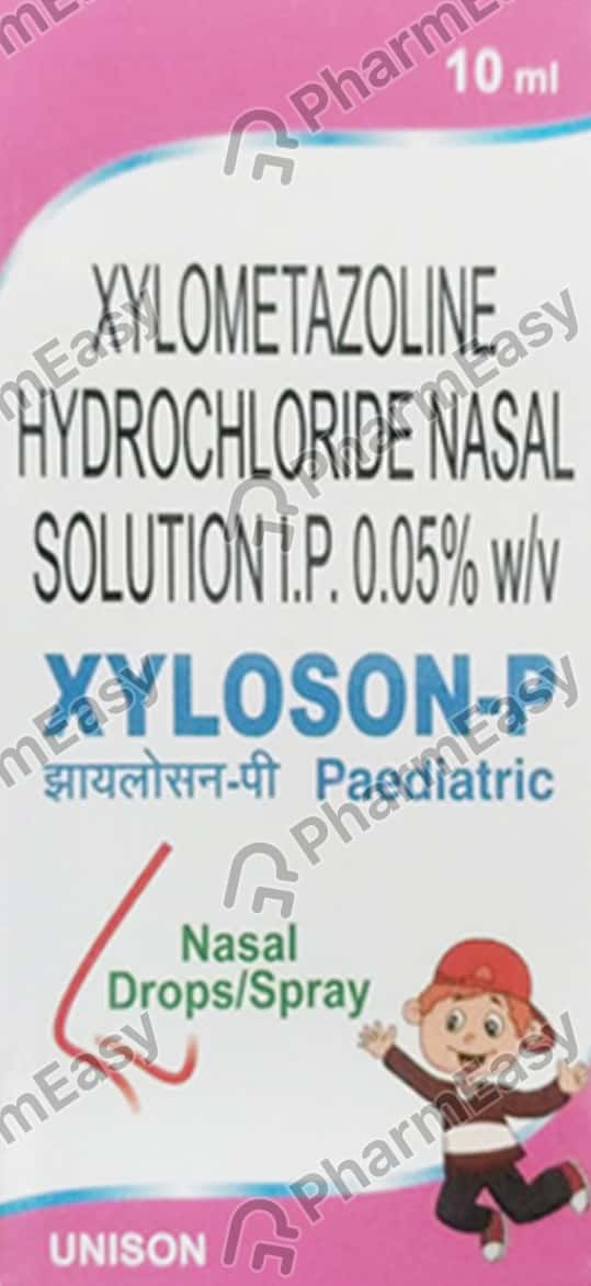 Xyloson P 0.05 %W/V Nasal Spray (10): Uses, Side Effects, Price ...