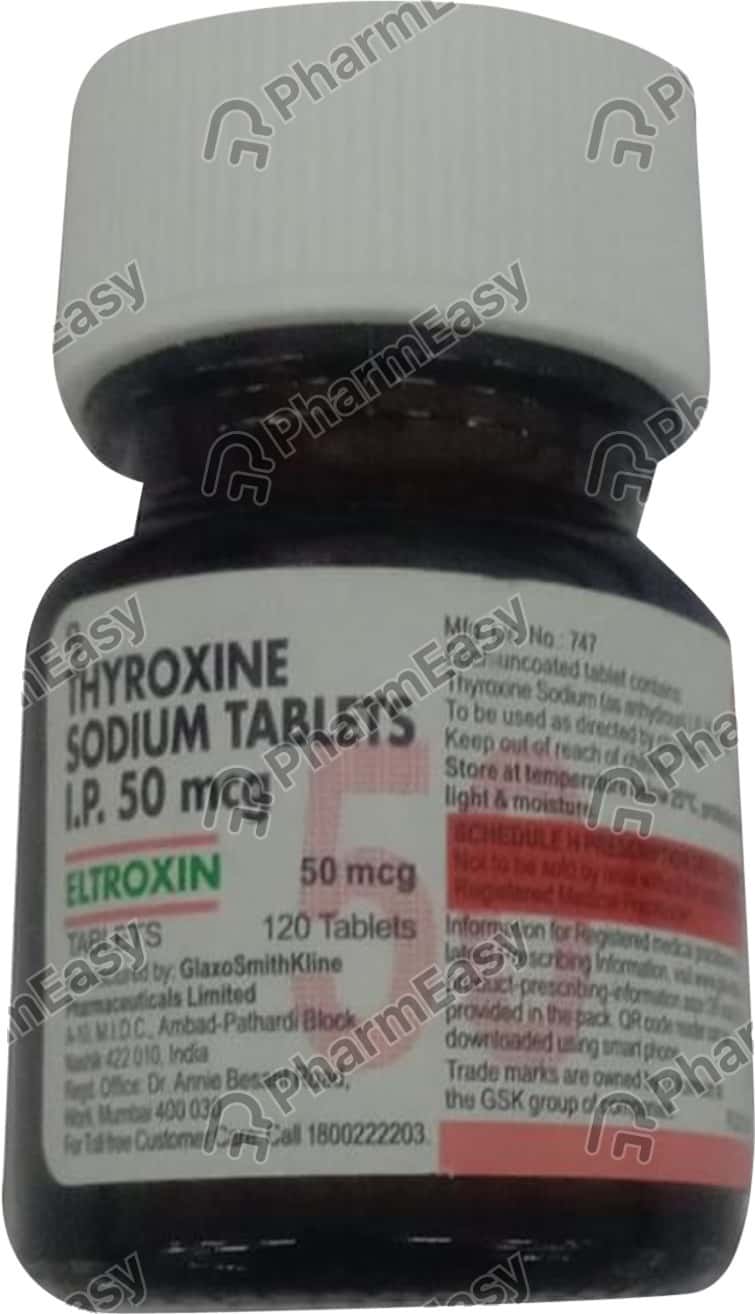 Eltroxin 50 Mcg Tablet 120 Uses Side Effects Price And Dosage