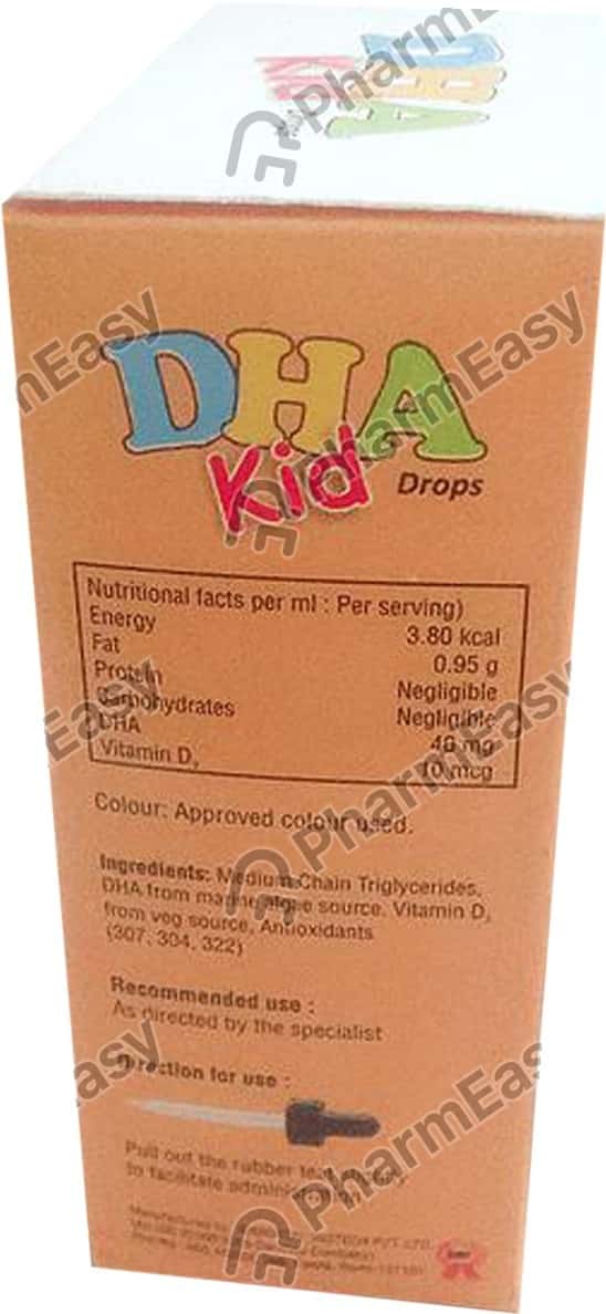 Buy Dha Kid Bottle Of 30ml Oral Drops Online at Flat 15% OFF | PharmEasy