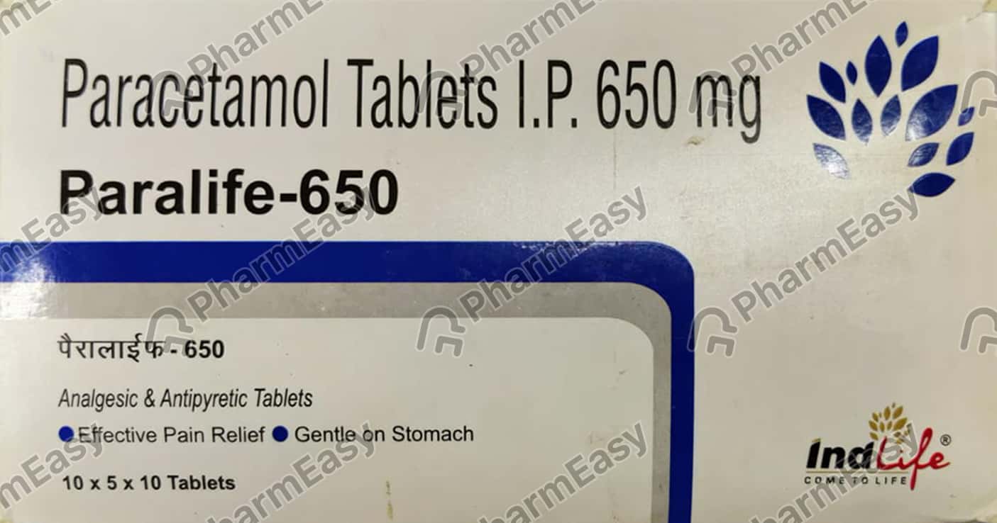 Paralife 650 MG Tablet (10): Uses, Side Effects, Price & Dosage | PharmEasy