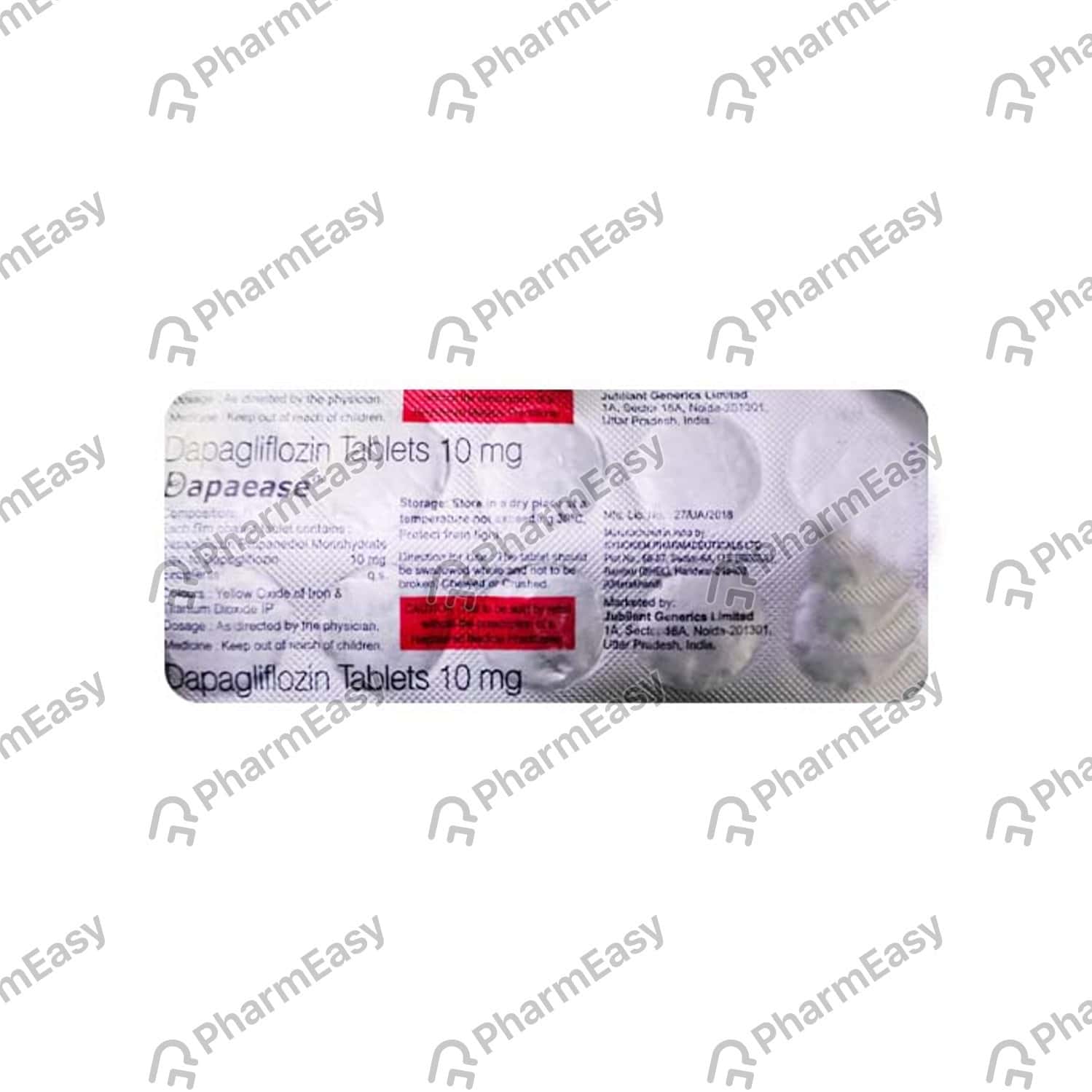 Dapaease 10 MG Tablet (10): Uses, Side Effects, Price & Dosage | PharmEasy