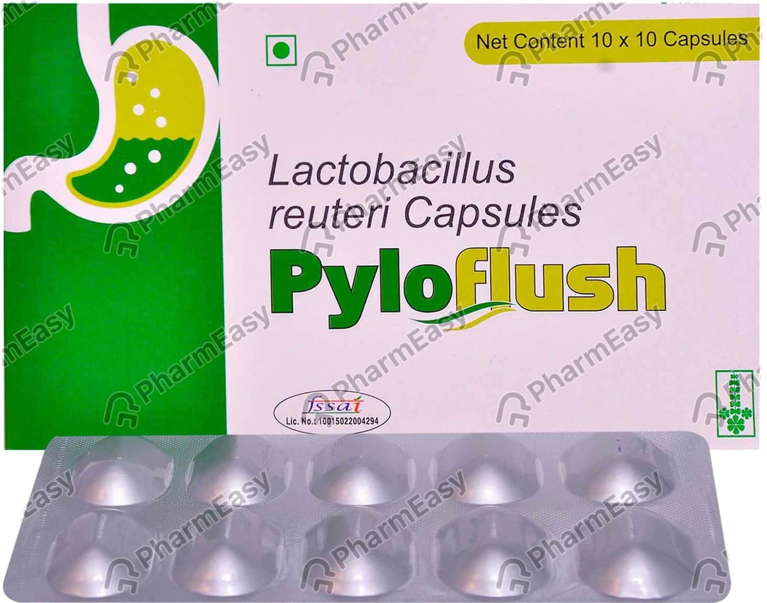 Buy Pylo Flush 100 MG Capsule (10) Online at Flat 15% OFF | PharmEasy