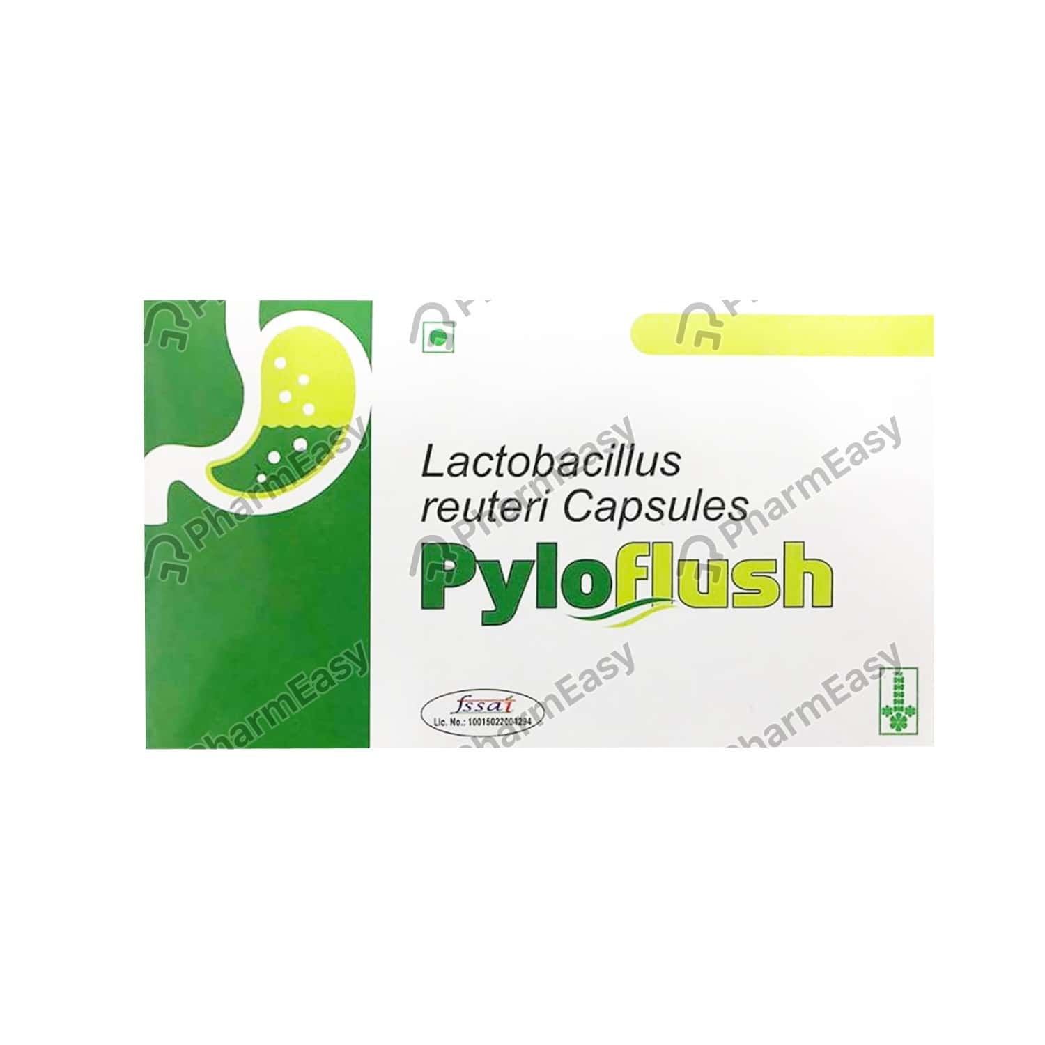 Buy Pylo Flush 100 MG Capsule (10) Online & Save Up to 24% at PharmEasy