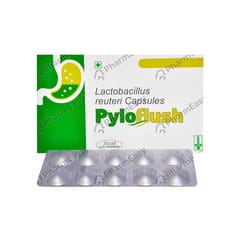 Buy Pylo Flush 100 MG Capsule (10) Online at Flat 18% OFF* | PharmEasy