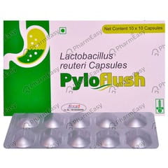 Buy Pylo Flush 100 MG Capsule (10) Online at Flat 18% OFF* | PharmEasy