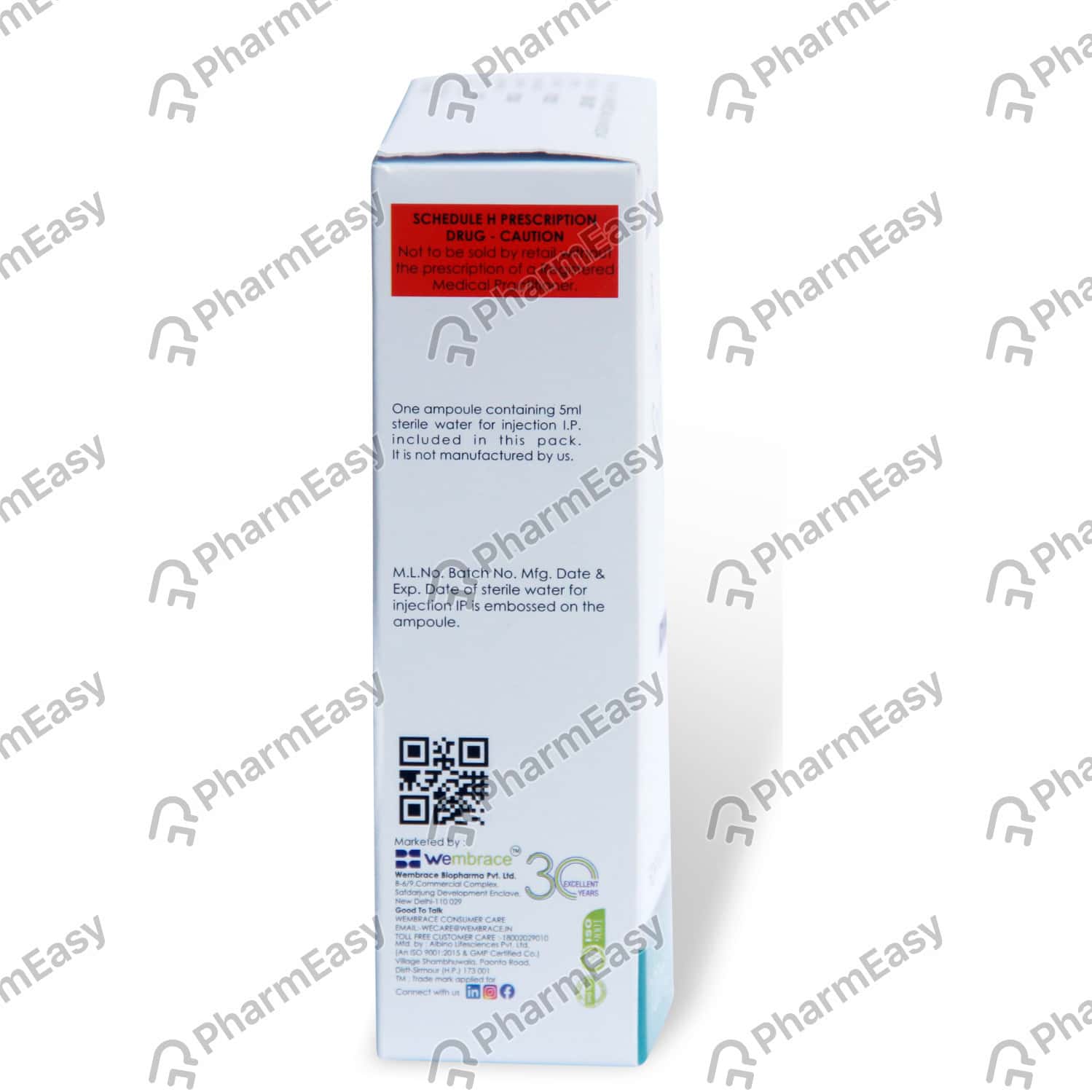 Buy Hydrobrace 100 MG Powder For Injection (1) Online at Flat 15% OFF ...