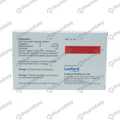 Pregabanyl M Strip Of 10 Capsules: Uses, Side Effects, Price & Dosage ...