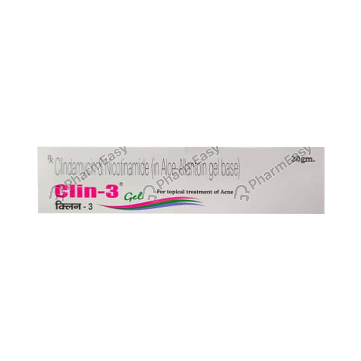 Buy Clin 3 Tube Of 20gm Gel Online at Flat 18% OFF* | PharmEasy