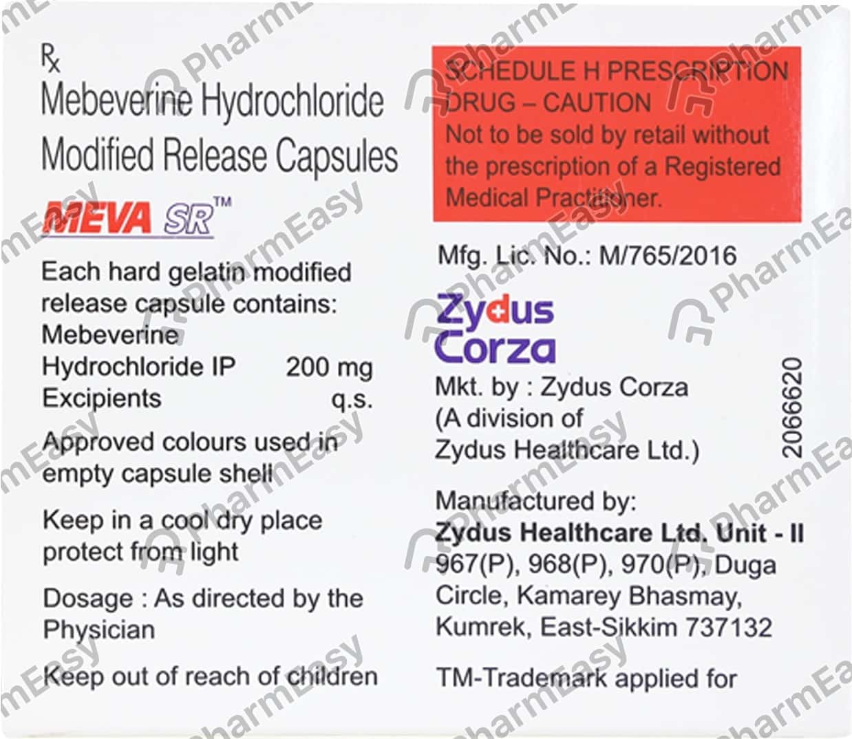 Meva Sr 200 MG Capsule (15): Uses, Side Effects, Price & Dosage | PharmEasy