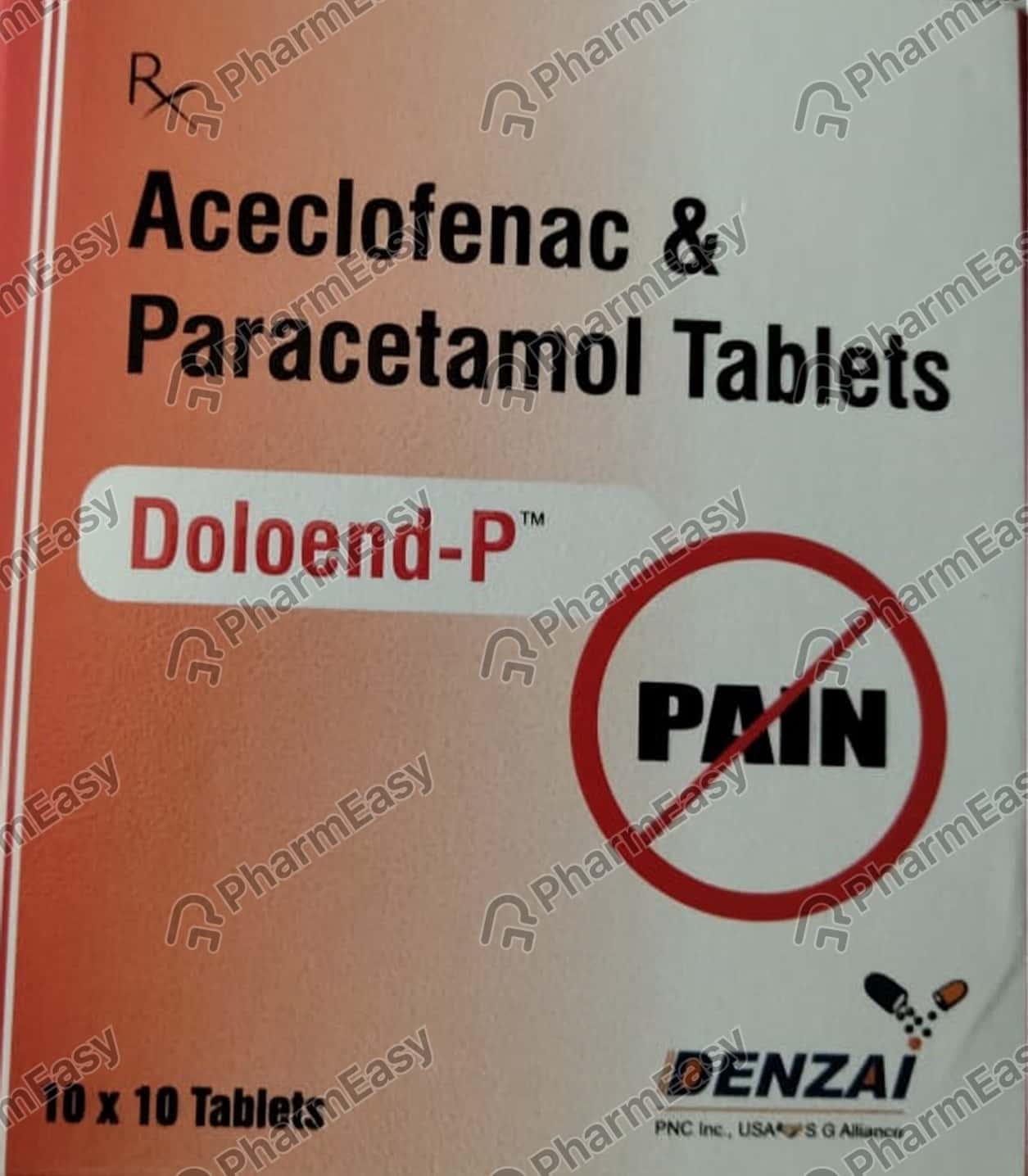 Doloend P Strip Of 10 Tablets: Uses, Side Effects, Price & Dosage ...