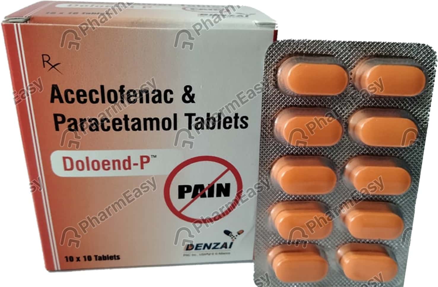 Doloend P Strip Of 10 Tablets: Uses, Side Effects, Price & Dosage ...