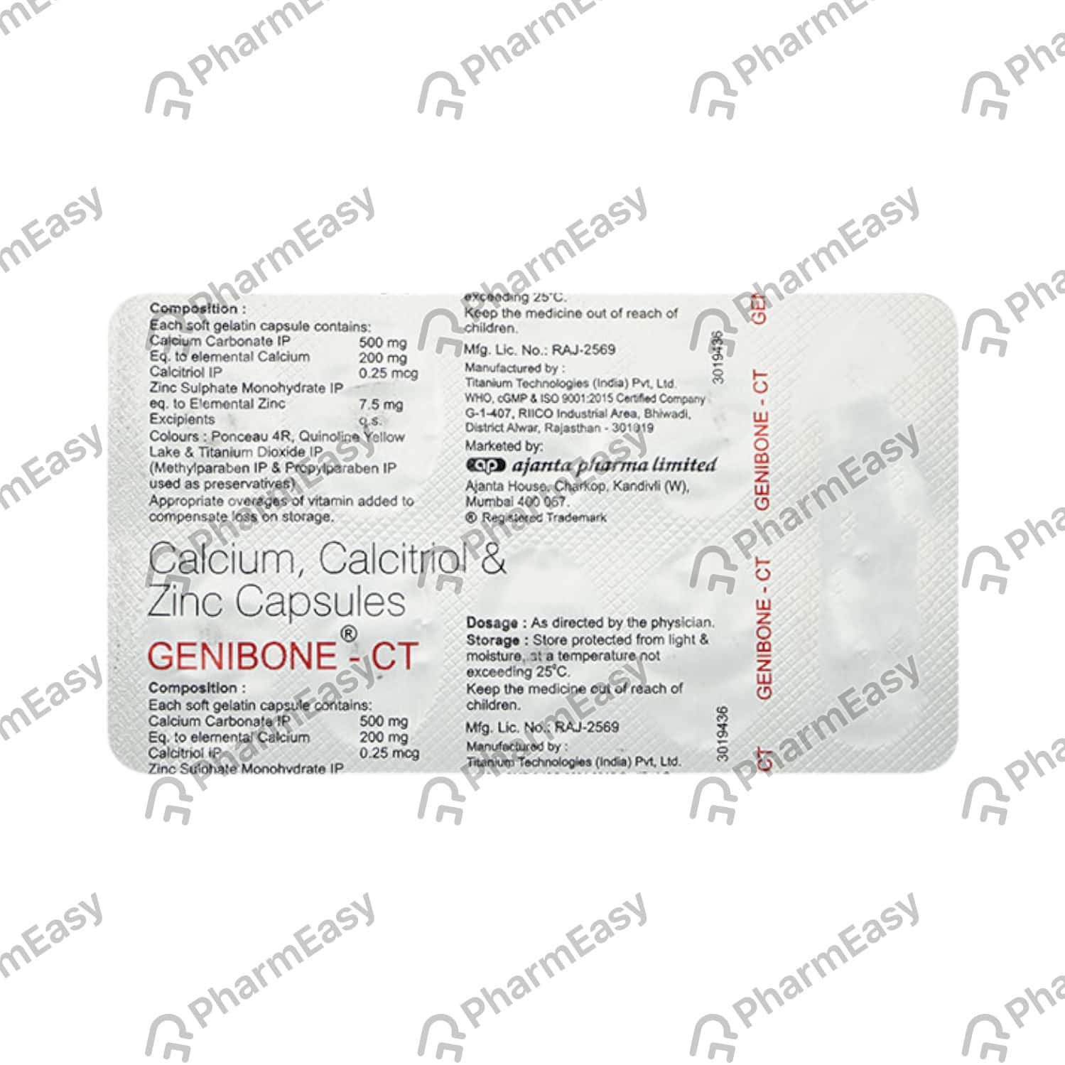 Genibone Ct Strip Of 10 Capsules: Uses, Side Effects, Price & Dosage ...